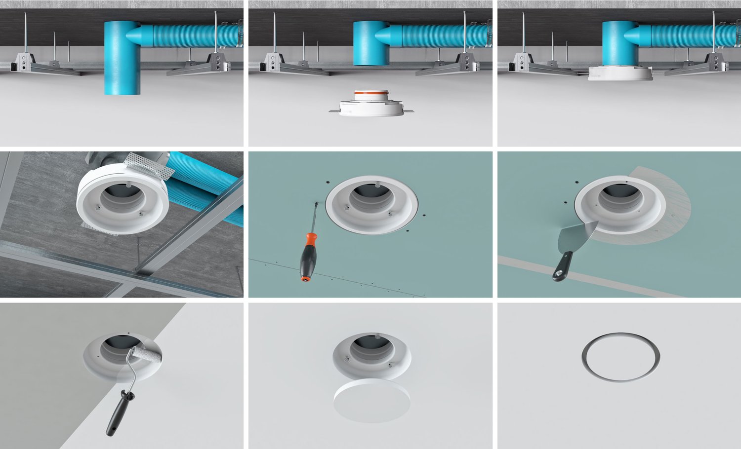 Дифузор Ergovent KVADRO - Реол. Фанкойли Atisa і дифузори Tecnoelettra ...